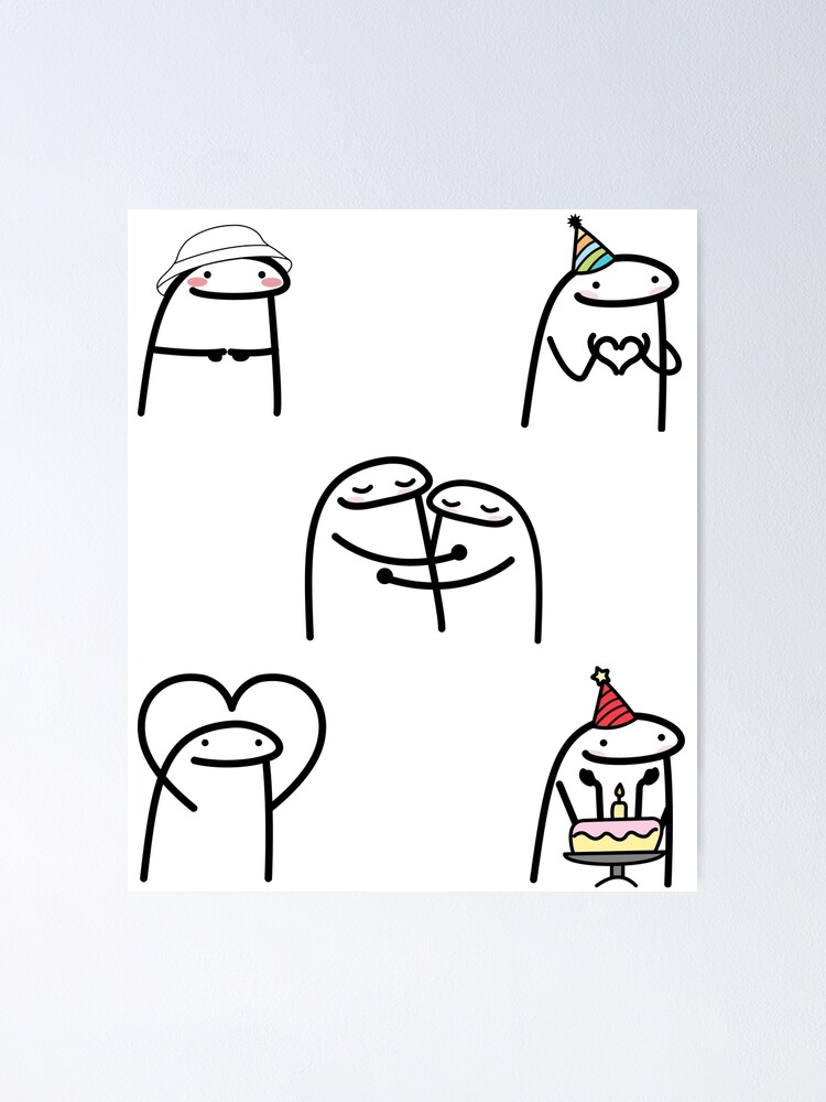 "funny face meme pack" Poster for Sale by br11-2 | Redbubble
