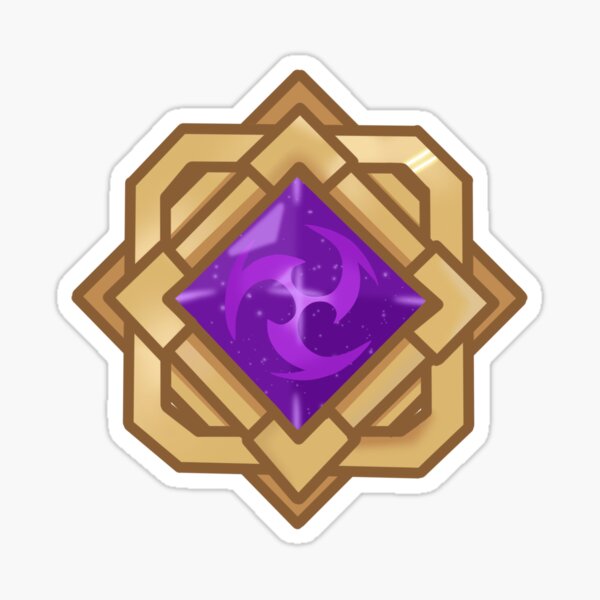 "Liyue Electro Vision" Sticker for Sale by Potato-Designs | Redbubble