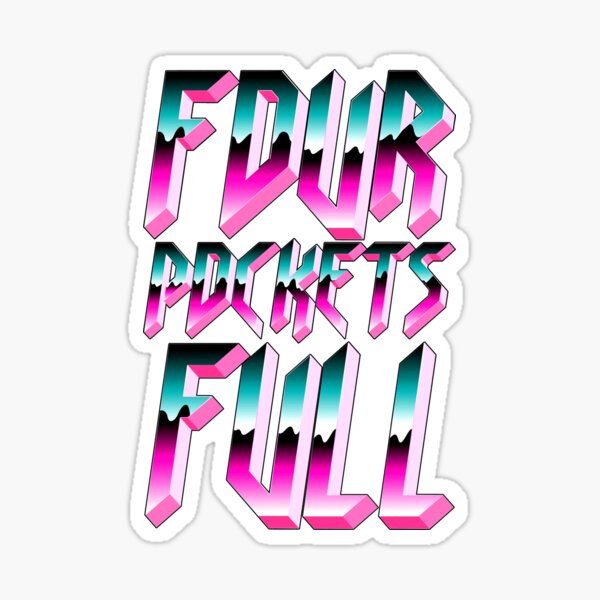"4pf Merch Four Pockets Full" Sticker for Sale by lutinakk | Redbubble