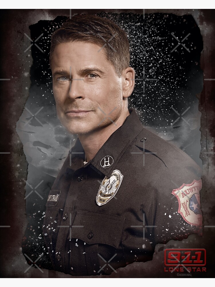 "9-1-1: Lone Star - Captain Owen Strand - Burned" Poster for Sale by ...