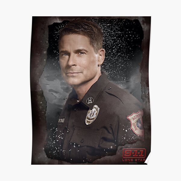 "9-1-1: Lone Star - Captain Owen Strand - Burned" Poster for Sale by ...