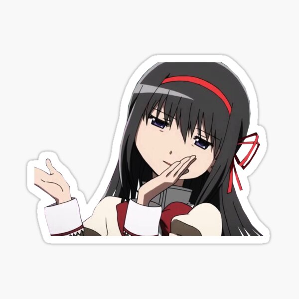 "Homura Akemi (Rebellion)" Sticker for Sale by kawaiicrossing | Redbubble