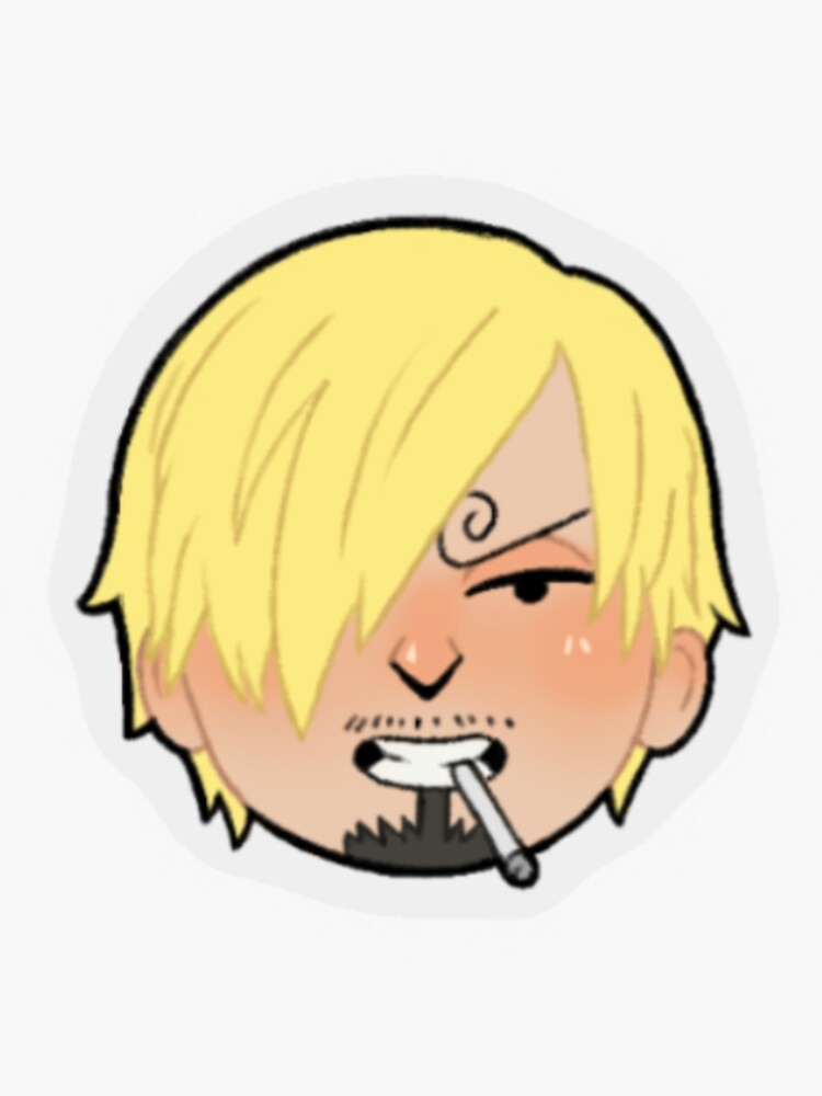 "One Piece Sanji Sticker | Anime Characters Fan Art" Sticker for Sale ...