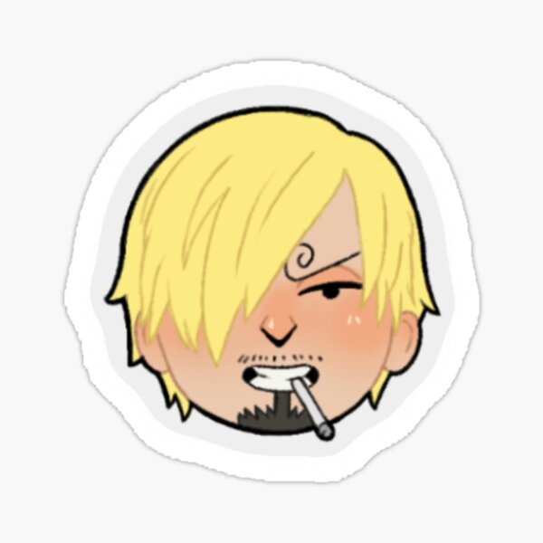 "One Piece Sanji Sticker | Anime Characters Fan Art" Sticker for Sale ...