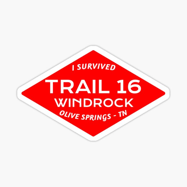 "Trail 16" Sticker for Sale by atessler | Redbubble