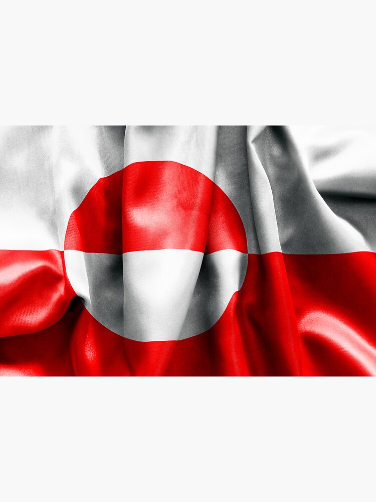 "Greenland Flag" Sticker by MarkUK97 | Redbubble