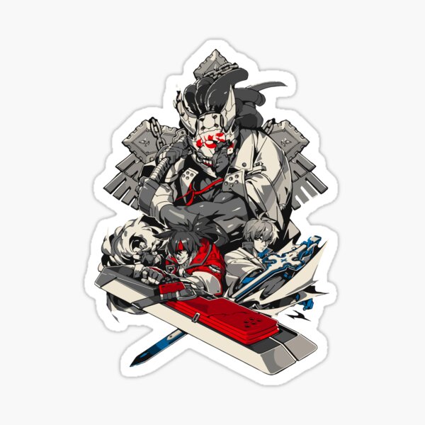 "Guilty Gear Merch Strive Shirt" Sticker for Sale by blancabodorr ...