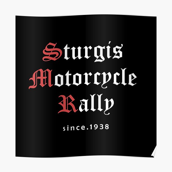 "Sturgis Motorcycle Rally" Poster for Sale by dafkem | Redbubble