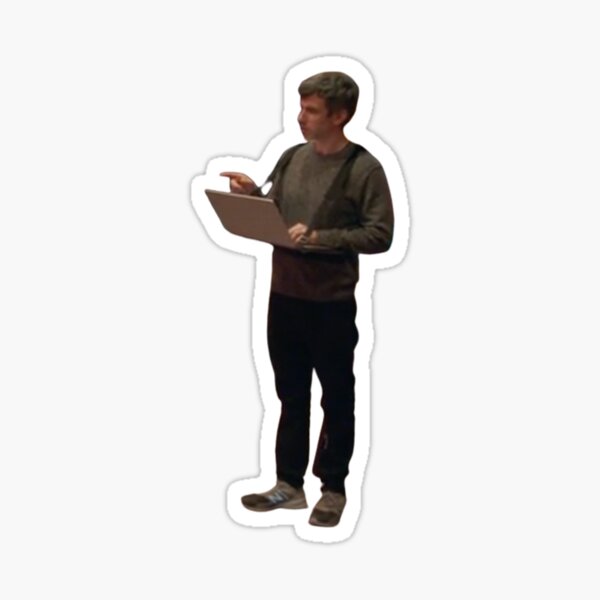 "Nathan fielder laptop harness the rehearsal " Sticker for Sale by ...