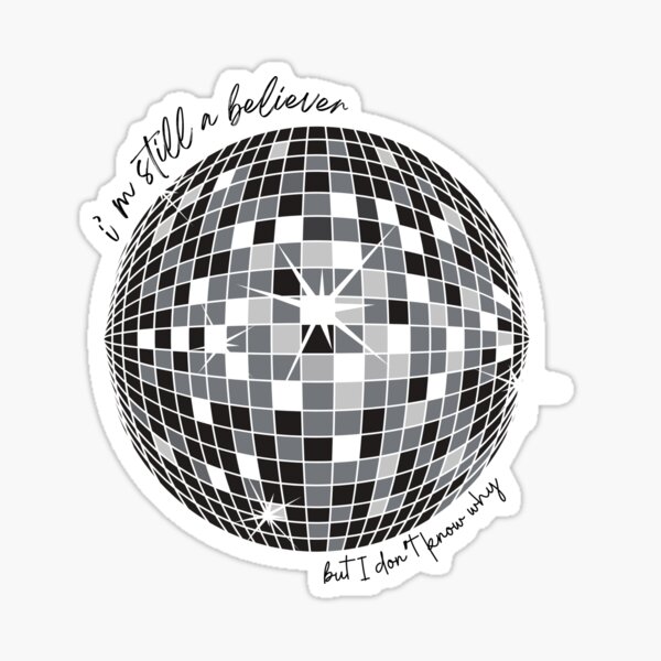 "Mirrorball Taylor Swift Print" Sticker for Sale by sunbeamstudios ...