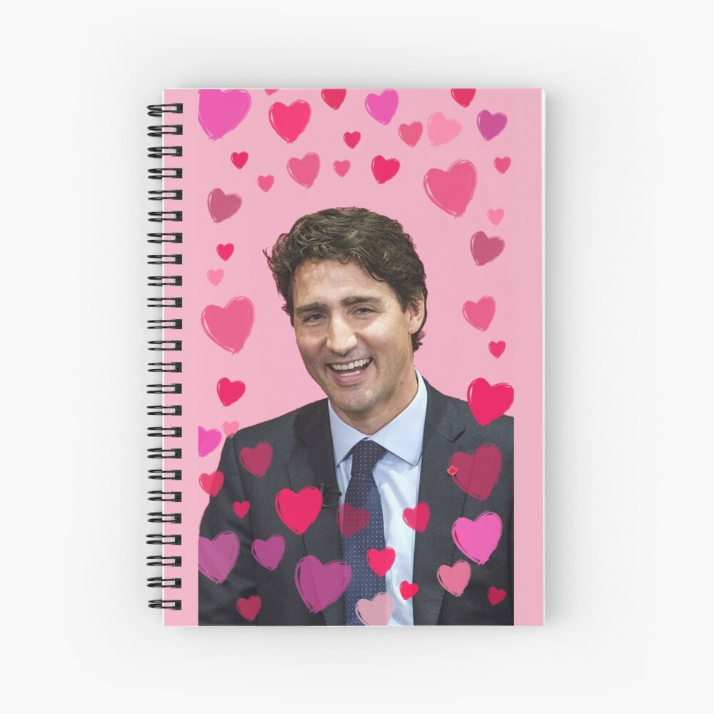 "I Justin Trudeau" Spiral Notebook by justlaurabee | Redbubble