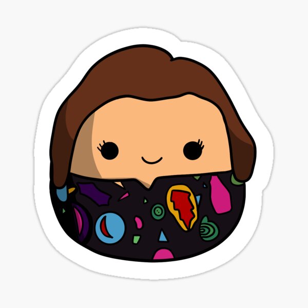 "EL SQUISHMALLOW" Sticker for Sale by pies-doodles | Redbubble
