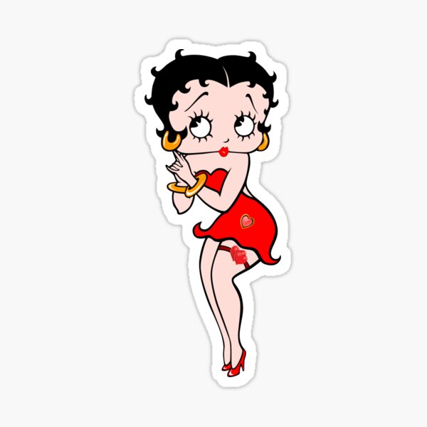 " Betty Boop" Sticker for Sale by yumiy | Redbubble