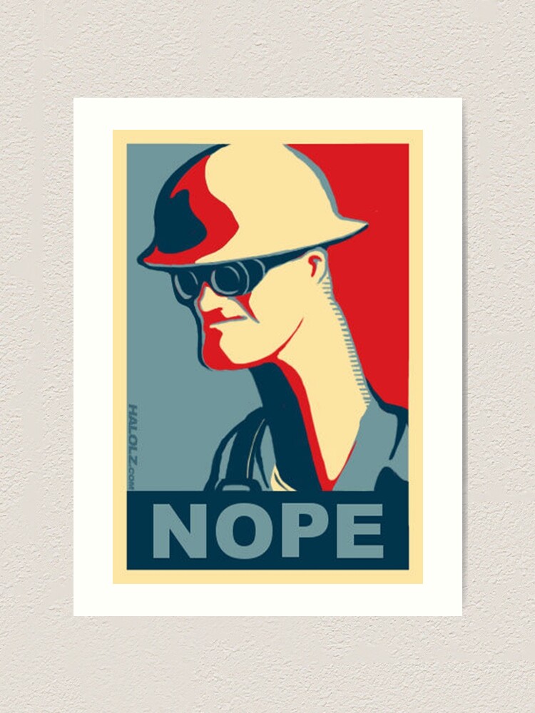 "Team Fortress 2 - Engineer Nope" Art Print for Sale by endgameendeavor ...