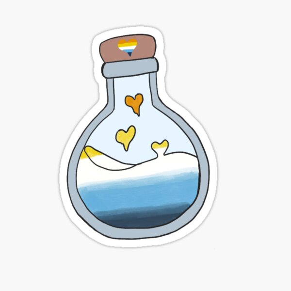 "Ice and fire" Sticker for Sale by PurpleSeoul | Redbubble