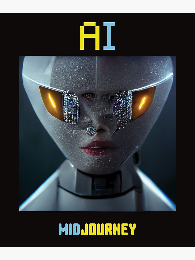 "T-shirt Ai Midjourney Artificial intelligence" Poster for Sale by Ahmed Hendiya | Redbubble