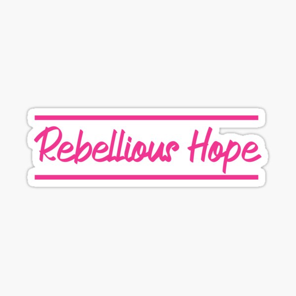"Rebellious hope" Sticker for Sale by animehani | Redbubble