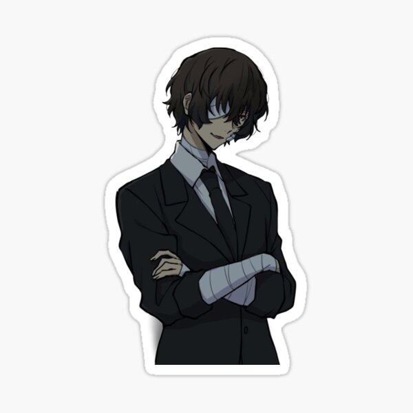 "Dazai Osamu - Bungou Stray Dogs" Sticker for Sale by SM3KM | Redbubble