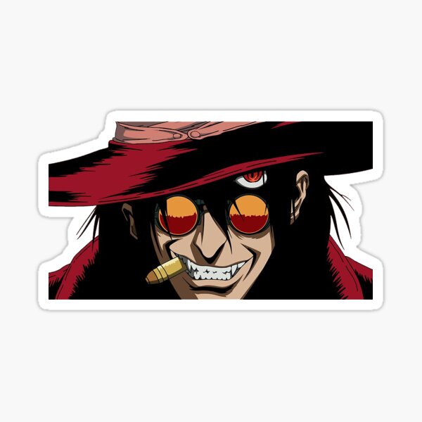 "Alucard Hellsing" Sticker for Sale by bestinshirt1 | Redbubble