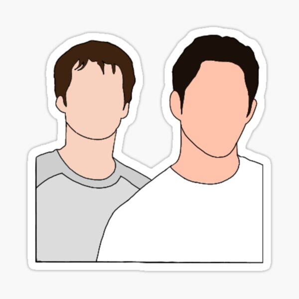 "Stiles Stilinski and Scott McCall" Sticker for Sale by snowdesignn ...