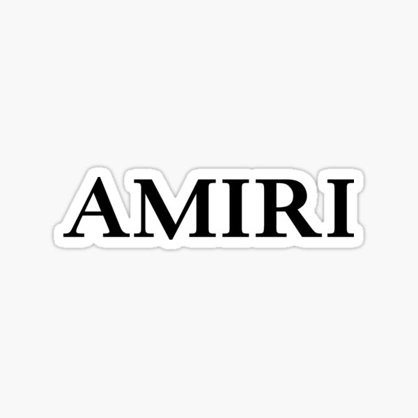 "Amiri White Font" Sticker by shopnaim | Redbubble