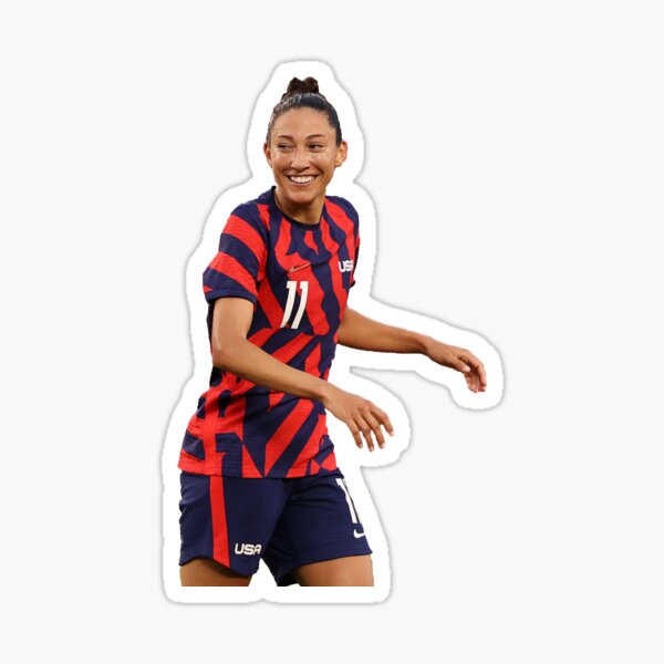 "Christen Press Cutout" Sticker for Sale by Kat Acosta | Redbubble