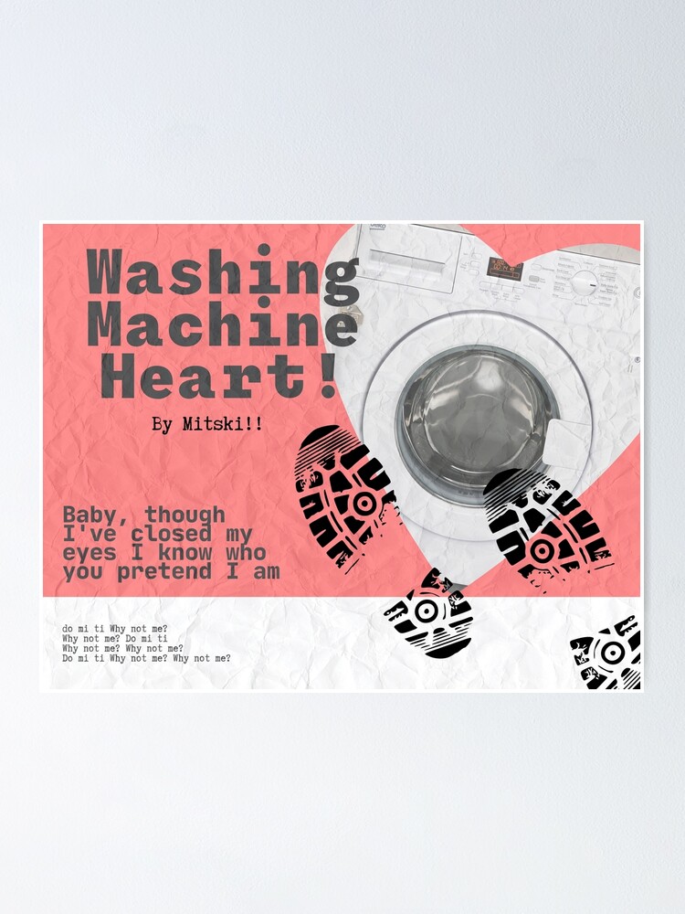 "Washing Machine Heart, Mitski Merch" Poster for Sale by FikaStore28 ...
