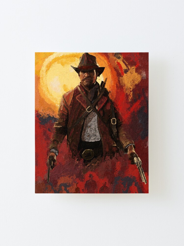 "Arthur Morgan RDR2" Mounted Print for Sale by rdrmaniac | Redbubble