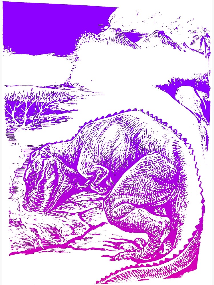 "Dying Tyrannosaurus Rex" Poster for Sale by MacSquiddles | Redbubble