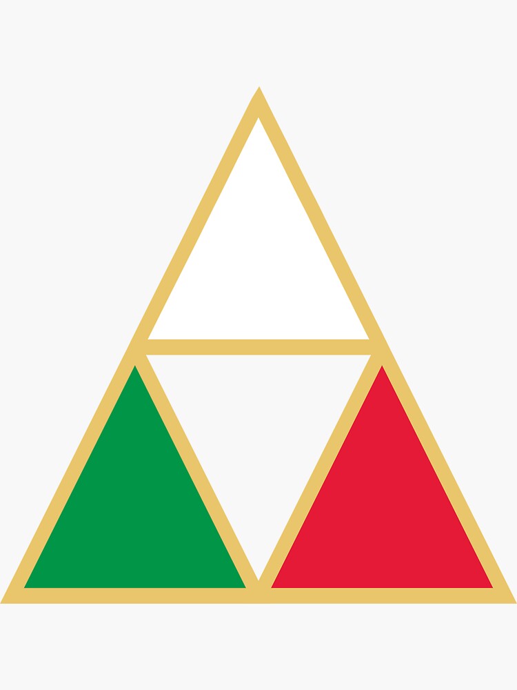 "Italian Triangle Flag" Sticker for Sale by OtakuCoolDesign | Redbubble