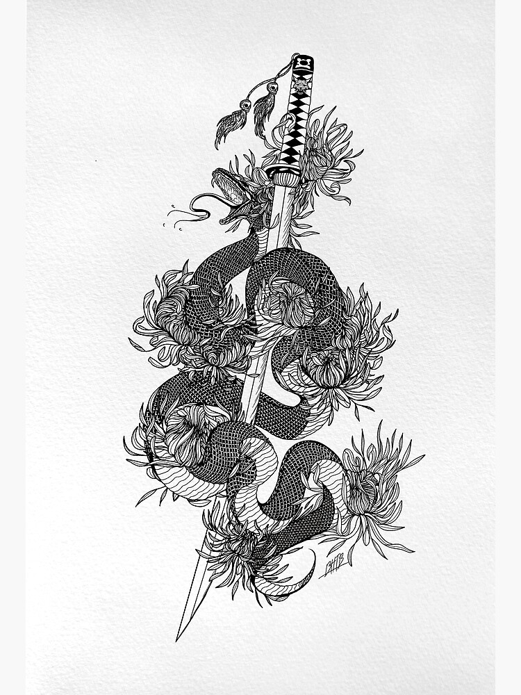 "Snakes and Swords" Poster for Sale by BigHrtTinyBrain | Redbubble