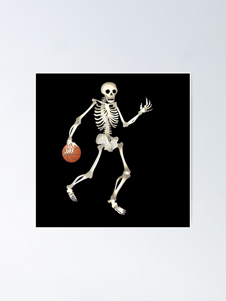 Skeleton Doing Sport