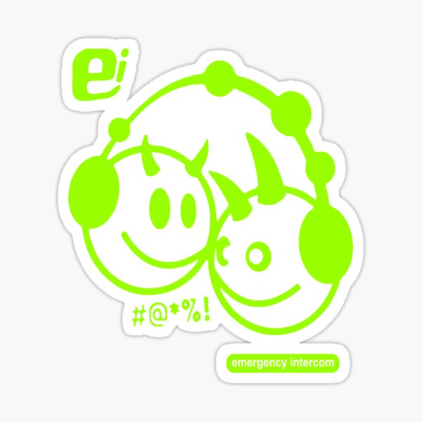 "Emergency Intercom" Sticker for Sale by home-of-print | Redbubble