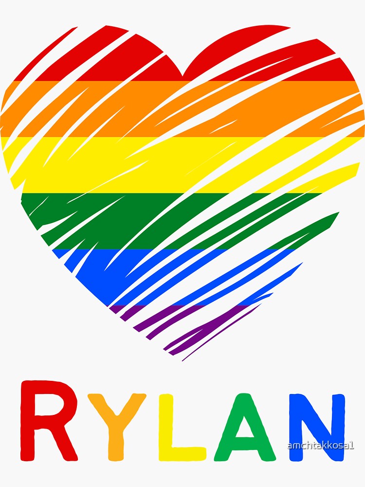 "Love Girlfriend Parade Pride Activist Rylan" Sticker for Sale by ...