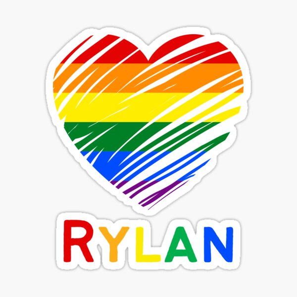 "Love Girlfriend Parade Pride Activist Rylan" Sticker for Sale by ...