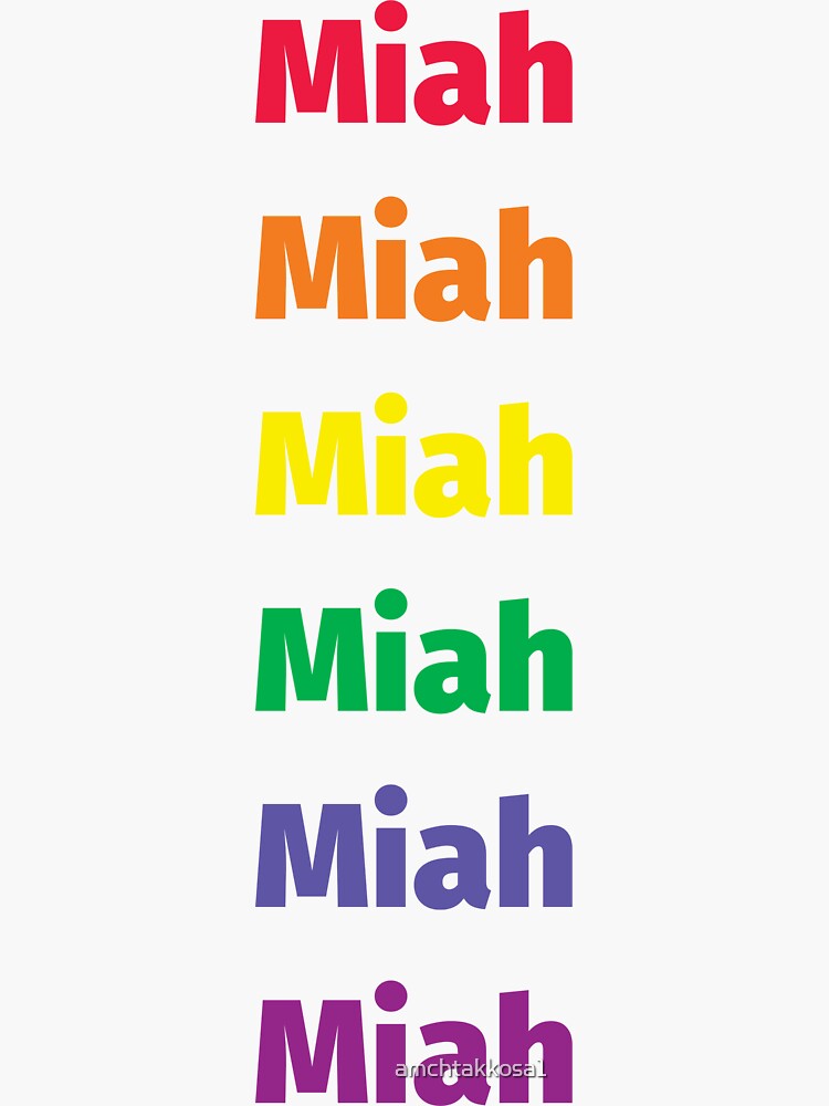 "Love Girlfriend Parade Pride Activist Miah" Sticker for Sale by ...