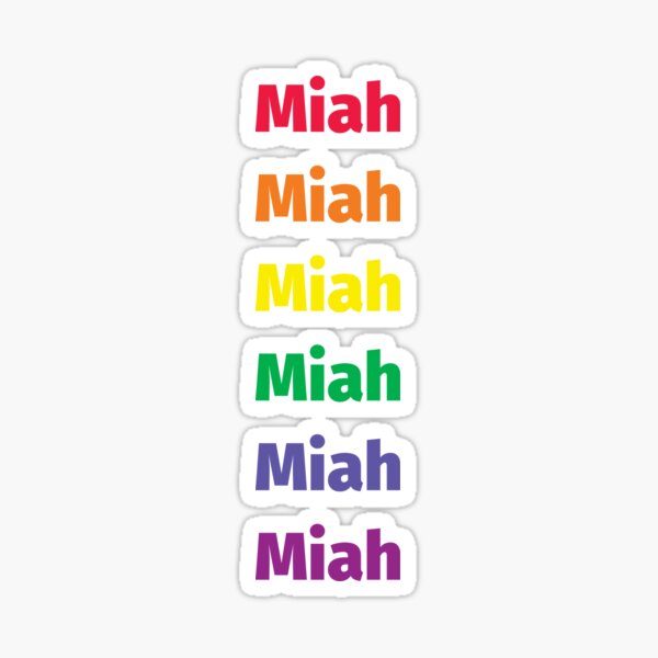 "Love Girlfriend Parade Pride Activist Miah" Sticker for Sale by ...