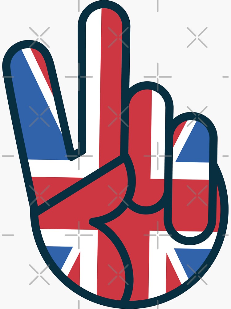 "Salty-Dog UK Flag Peace Sign" Sticker for Sale by salty-dog | Redbubble