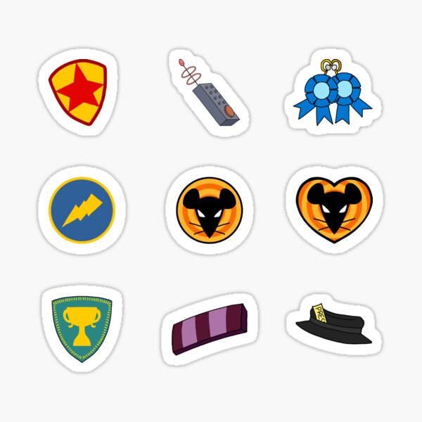 "WordGirl Sticker Sheet" Sticker for Sale by Oblivions-Away | Redbubble