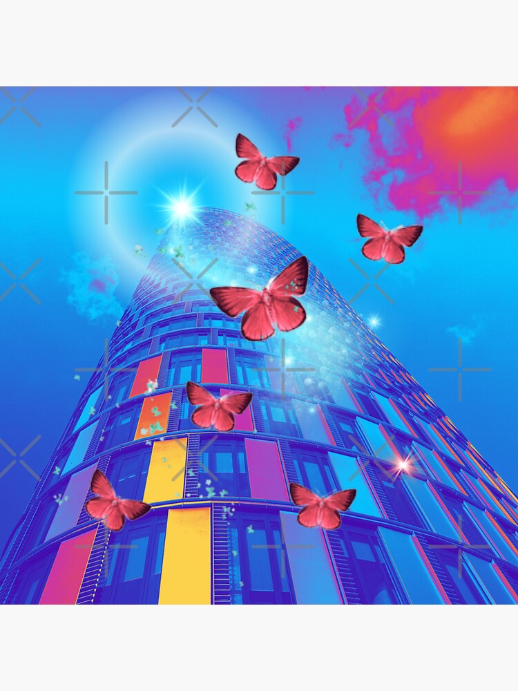 "Skyscraper Butterflies... An abstract design, the contrast of ...