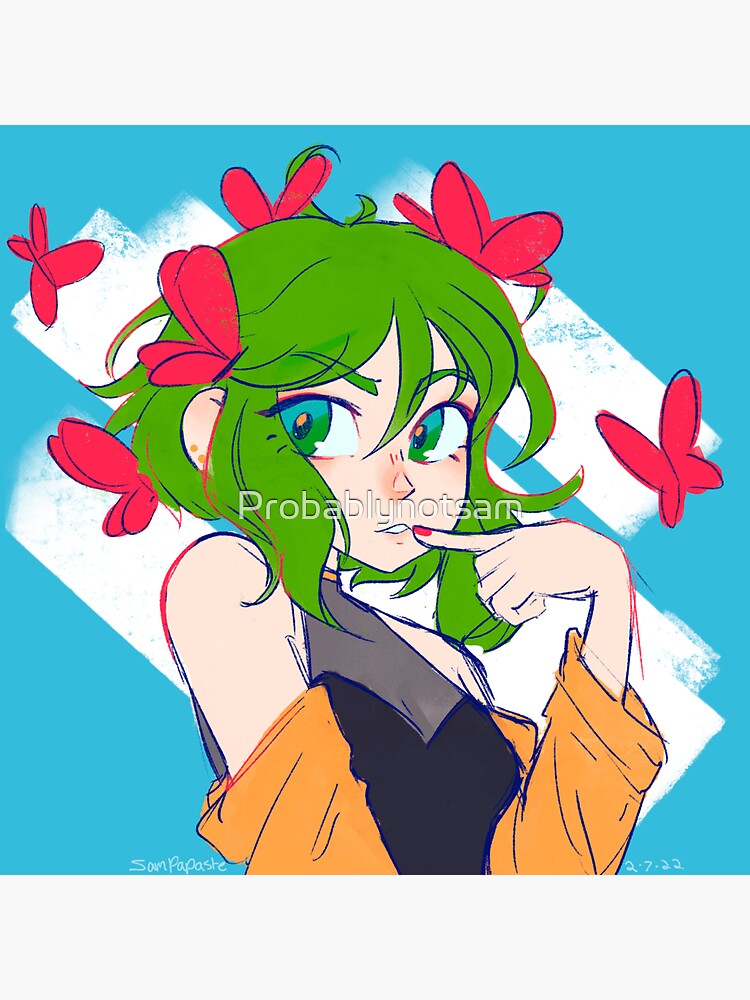 "Gumi Gummy Megpoid" Sticker for Sale by Probablynotsam | Redbubble