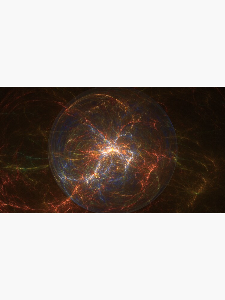 "Electric Space Core Fractal Design" Sticker for Sale by UnholyFractals ...