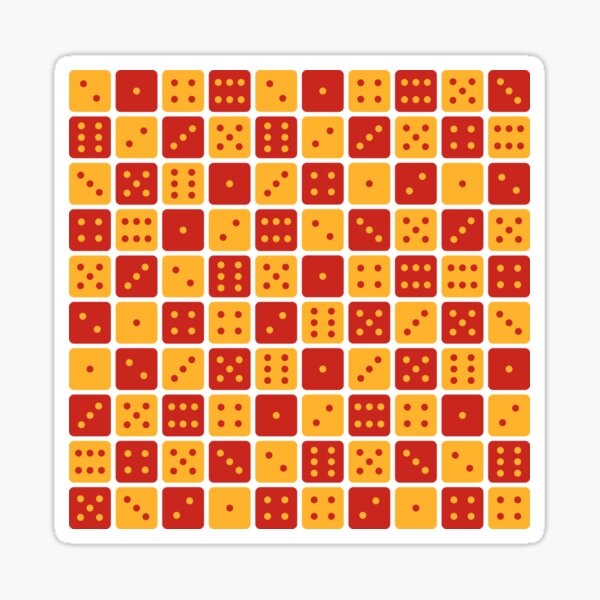 "Roll the Dice" Sticker for Sale by artandboardgame | Redbubble