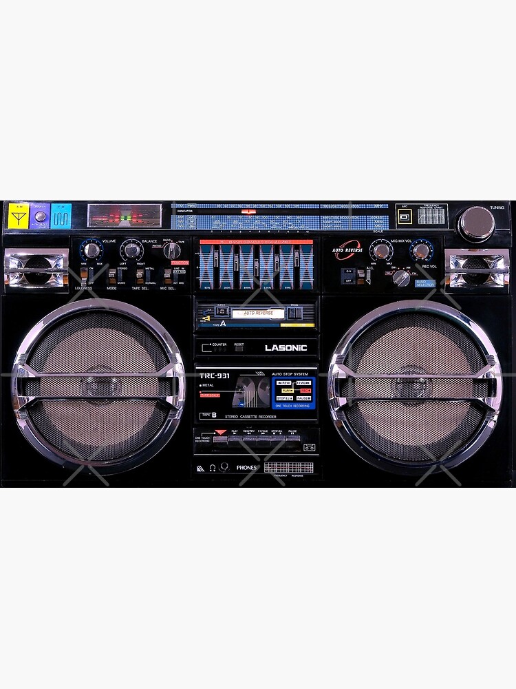 "Classic Black Boombox" Photographic Print for Sale by famousartwork ...