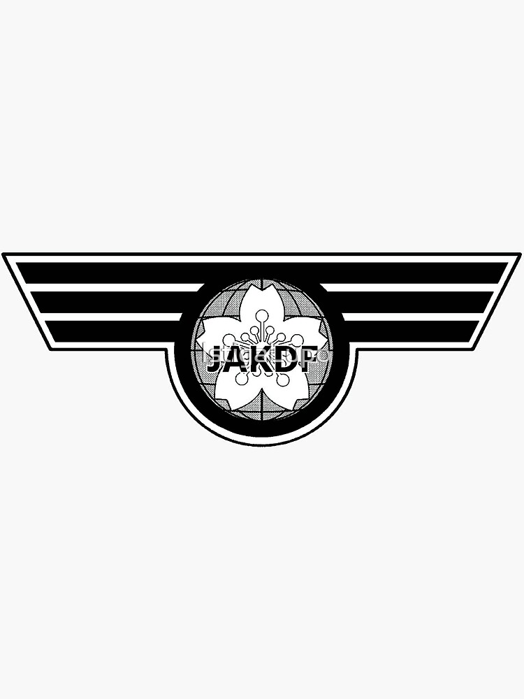 "JAKDF (Japan Anti-Kaiju Defense Forces )" Sticker for Sale by ...
