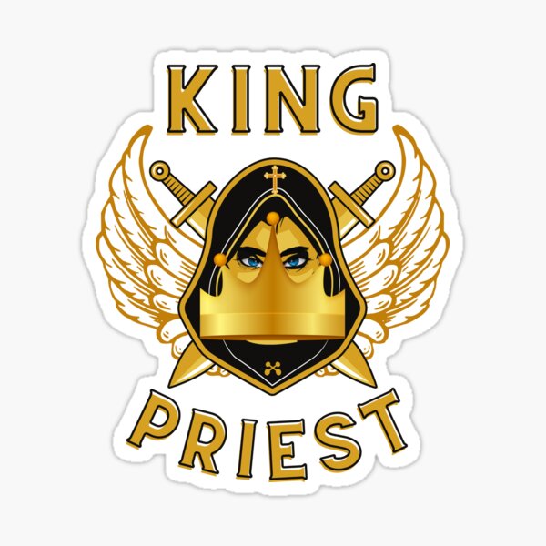 "KING PRIEST" Sticker for Sale by Aszietdesigns | Redbubble
