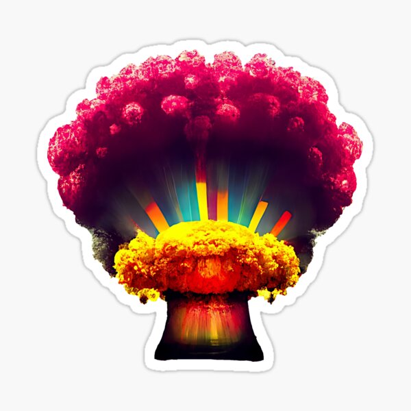 "Color Explosion POP! Cleaned" Sticker for Sale by AlexPritchardRB ...