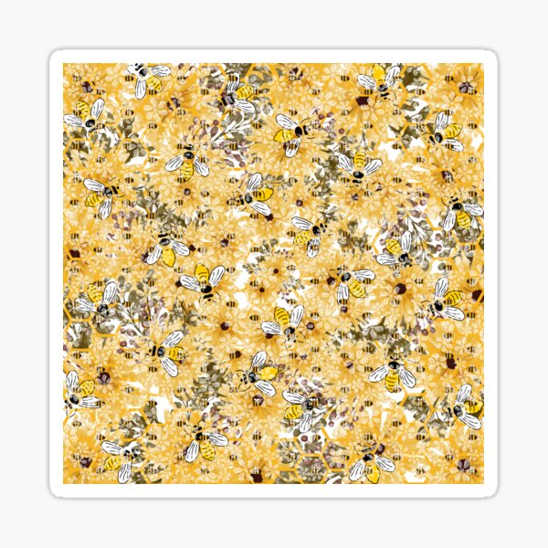 "Buzzing Around" Sticker for Sale by Christybrad66 | Redbubble