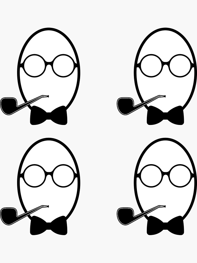 Pegatina «Ilustración V2 de accesorios icónicos de Le Corbusier» de ...