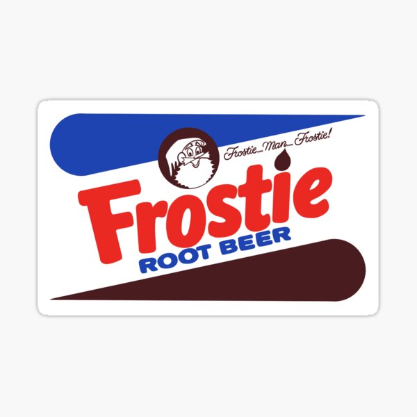 "Frostie Root Beer" Sticker for Sale by Justin Nissley | Redbubble